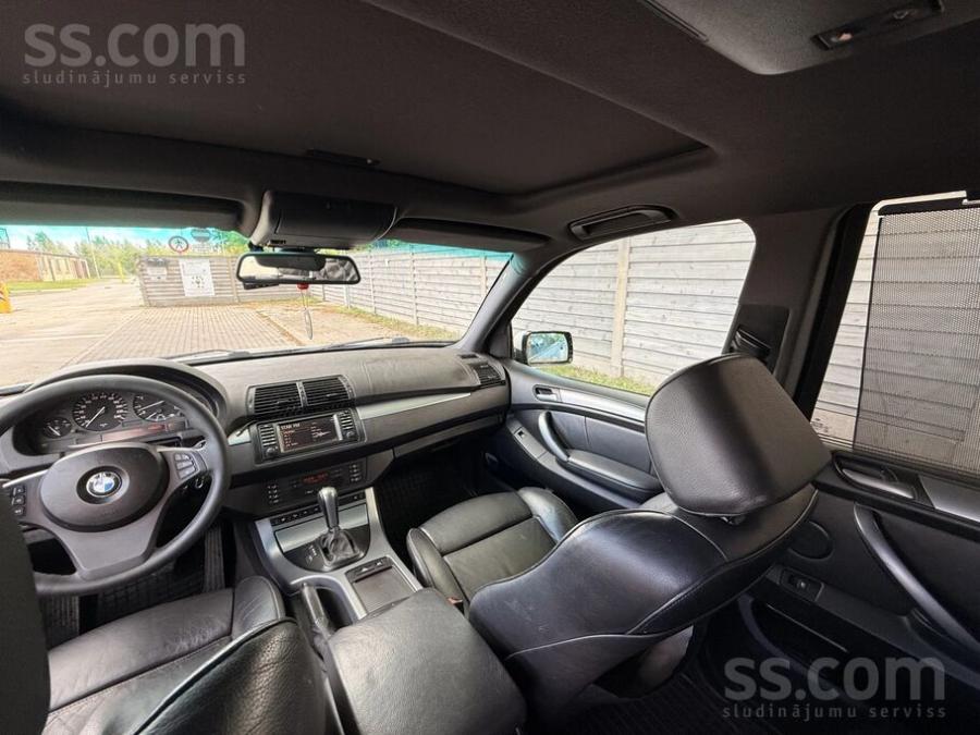Grey BMW X5 2004 in Dobele, with an engine capacity of 3.00 L and mileage of 237 thousand km for 4050 €, photo 11 on AUTOMOTO.COM.LV