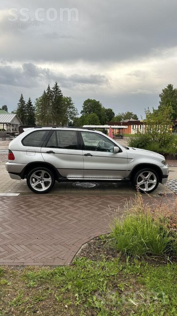 Pelēks BMW X5 2004 Valmiera, ar dzinēja tilpumu 3.00 L un nobraukumu 415 tūkst. km par 5500 €, foto 3 vietnē AUTOMOTO.COM.LV