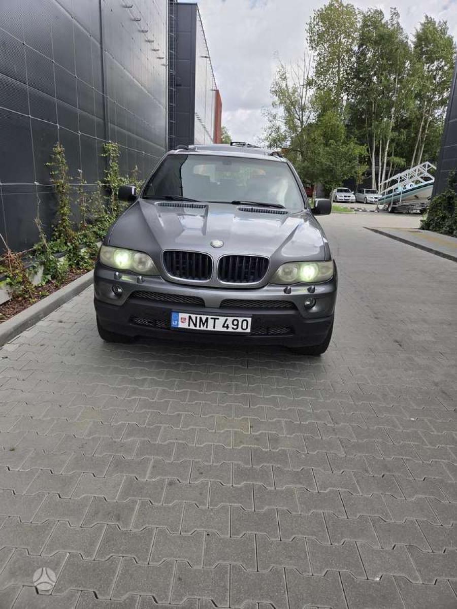 Pelēks BMW X5 2004 Klaipėda, ar dzinēja tilpumu 2.99 L un nobraukumu 297 tūkst. km par 4000 €, foto 6 vietnē AUTOMOTO.COM.LV