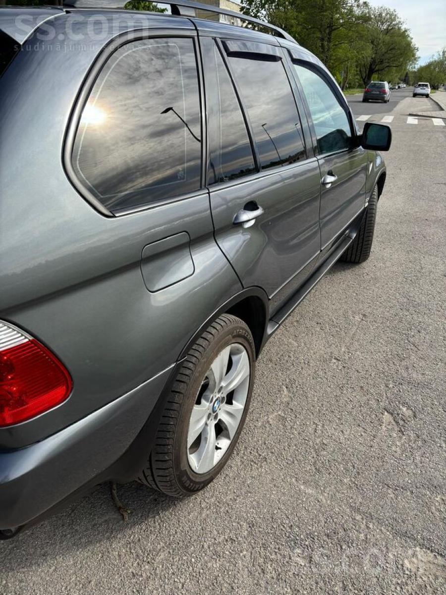 Pelēks BMW X5 2004 Rīga, ar dzinēja tilpumu 3.00 L un nobraukumu 490 tūkst. km par 2850 €, foto 9 vietnē AUTOMOTO.COM.LV