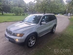 Grey BMW X5 2004 in Riga, with an engine capacity of 3.00 L and mileage of 305 thousand km for 3100 €, photo 5 on AUTOMOTO.COM.LV