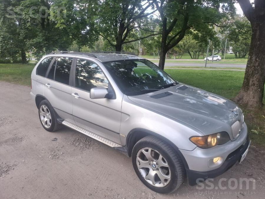 Grey BMW X5 2004 in Riga, with an engine capacity of 3.00 L and mileage of 305 thousand km for 3100 €, photo 9 on AUTOMOTO.COM.LV