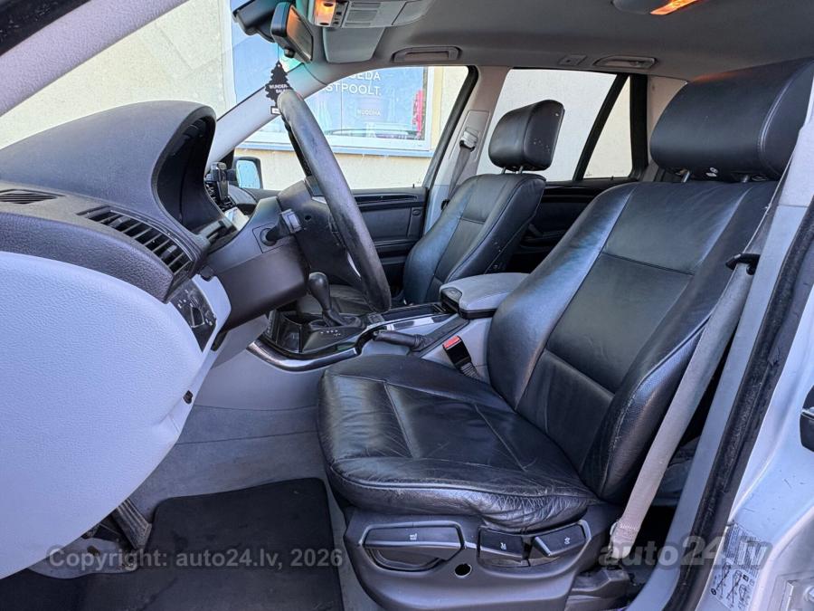 Grey BMW X5 2004 in Rapla, with an engine capacity of 3.00 L and mileage of 0 thousand km for 2750 €, photo 8 on AUTOMOTO.COM.LV