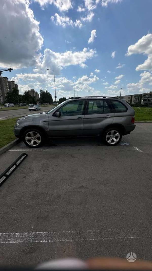 Pelēks BMW X5 2004 Kauņa, ar dzinēja tilpumu 3.00 L un nobraukumu 351 tūkst. km par 3500 €, foto 4 vietnē AUTOMOTO.COM.LV