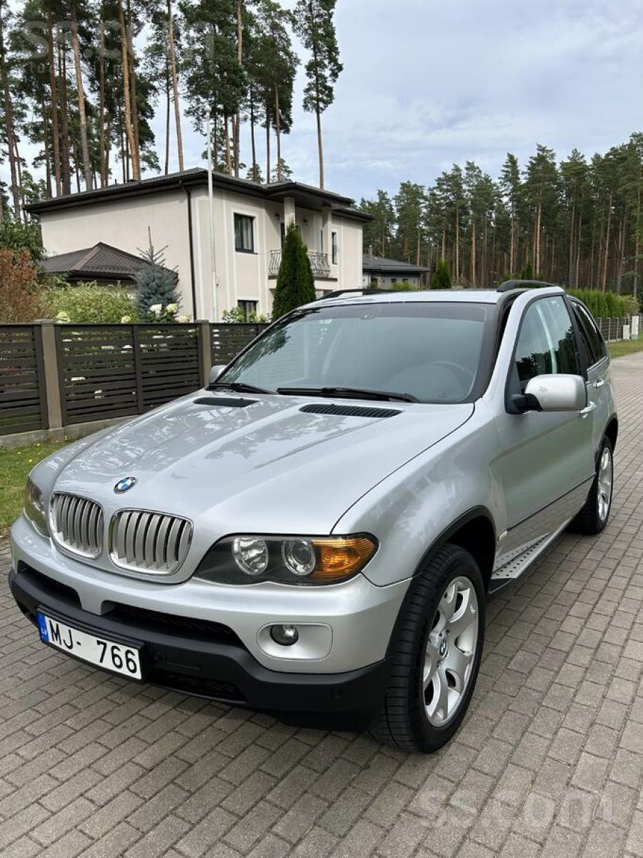 Pelēks BMW X5 2004 Rīga, ar dzinēja tilpumu 3.00 L un nobraukumu 306 tūkst. km par 6700 €, foto 4 vietnē AUTOMOTO.COM.LV