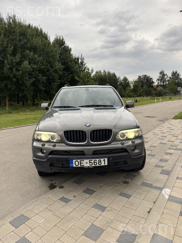 Grey BMW X5 2004 in Riga, with an engine capacity of 3.00 L and mileage of 358 thousand km for 4900 €, photo 6 on AUTOMOTO.COM.LV