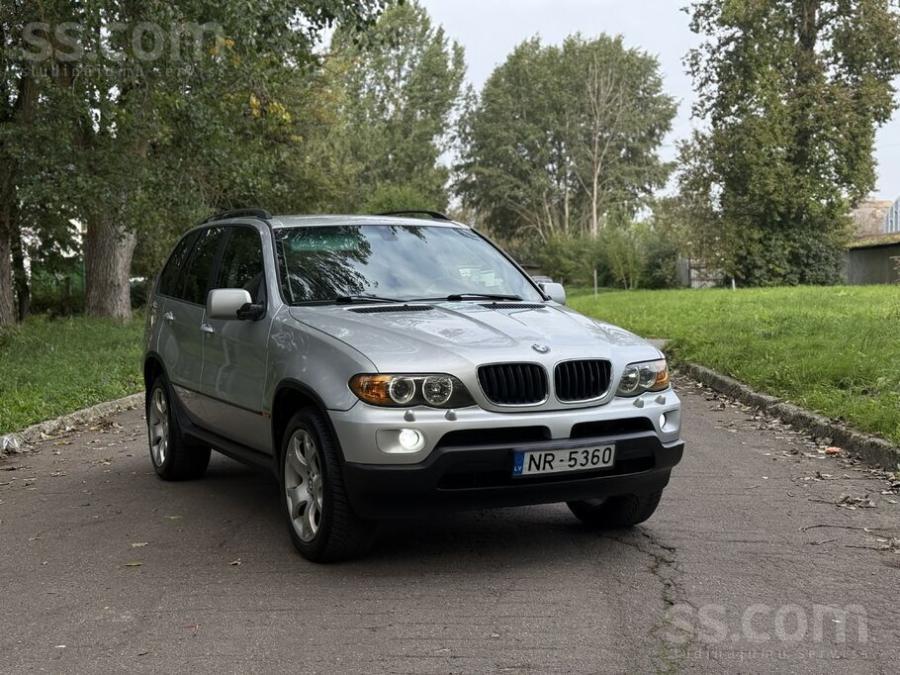 Pelēks BMW X5 2004 Rīga, ar dzinēja tilpumu 3.00 L un nobraukumu 333 tūkst. km par 3390 €, foto 1 vietnē AUTOMOTO.COM.LV