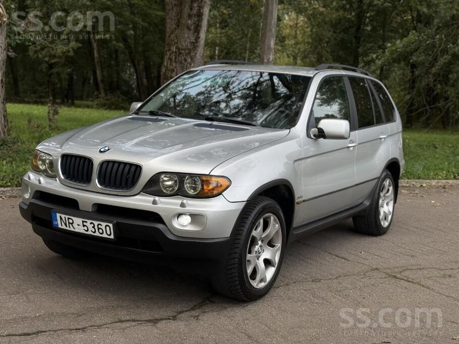 Pelēks BMW X5 2004 Rīga, ar dzinēja tilpumu 3.00 L un nobraukumu 333 tūkst. km par 3390 €, foto 7 vietnē AUTOMOTO.COM.LV