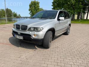 Pelēks BMW X5 2004 Alūksne, ar dzinēja tilpumu 3.00 L un nobraukumu 391 tūkst. km par 3350 €, foto  vietnē AUTOMOTO.COM.LV