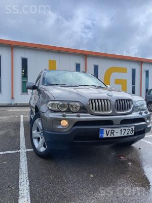 Grey BMW X5 2004 in Daugavpils, with an engine capacity of 3.00 L and mileage of 371 thousand km for 6000 €, photo 1 on AUTOMOTO.COM.LV