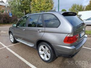 Grey BMW X5 2004 in Daugavpils, with an engine capacity of 3.00 L and mileage of 371 thousand km for 6000 €, photo 4 on AUTOMOTO.COM.LV