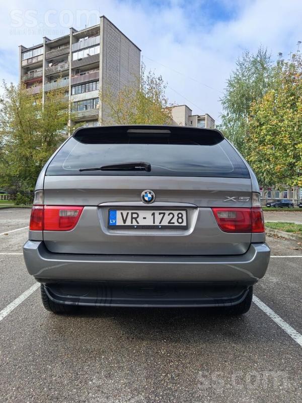 Grey BMW X5 2004 in Daugavpils, with an engine capacity of 3.00 L and mileage of 371 thousand km for 6000 €, photo 5 on AUTOMOTO.COM.LV