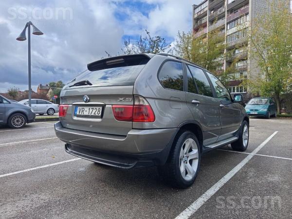 Grey BMW X5 2004 in Daugavpils, with an engine capacity of 3.00 L and mileage of 371 thousand km for 6000 €, photo 6 on AUTOMOTO.COM.LV