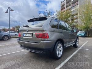 Grey BMW X5 2004 in Daugavpils, with an engine capacity of 3.00 L and mileage of 371 thousand km for 6000 €, photo 6 on AUTOMOTO.COM.LV