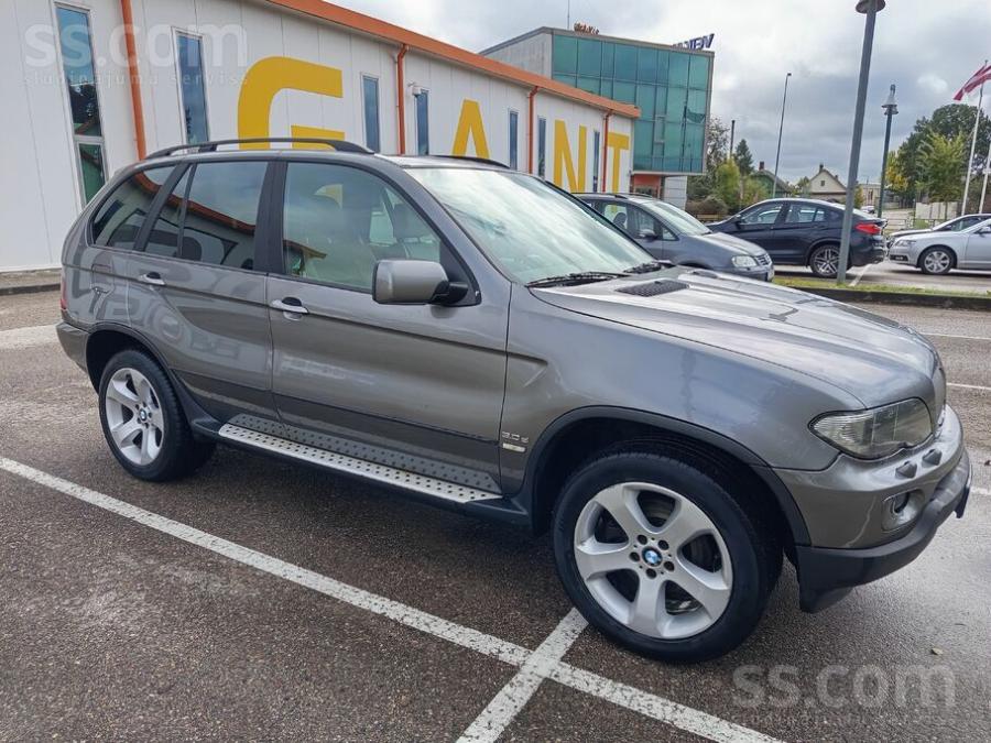 Grey BMW X5 2004 in Daugavpils, with an engine capacity of 3.00 L and mileage of 371 thousand km for 6000 €, photo 7 on AUTOMOTO.COM.LV