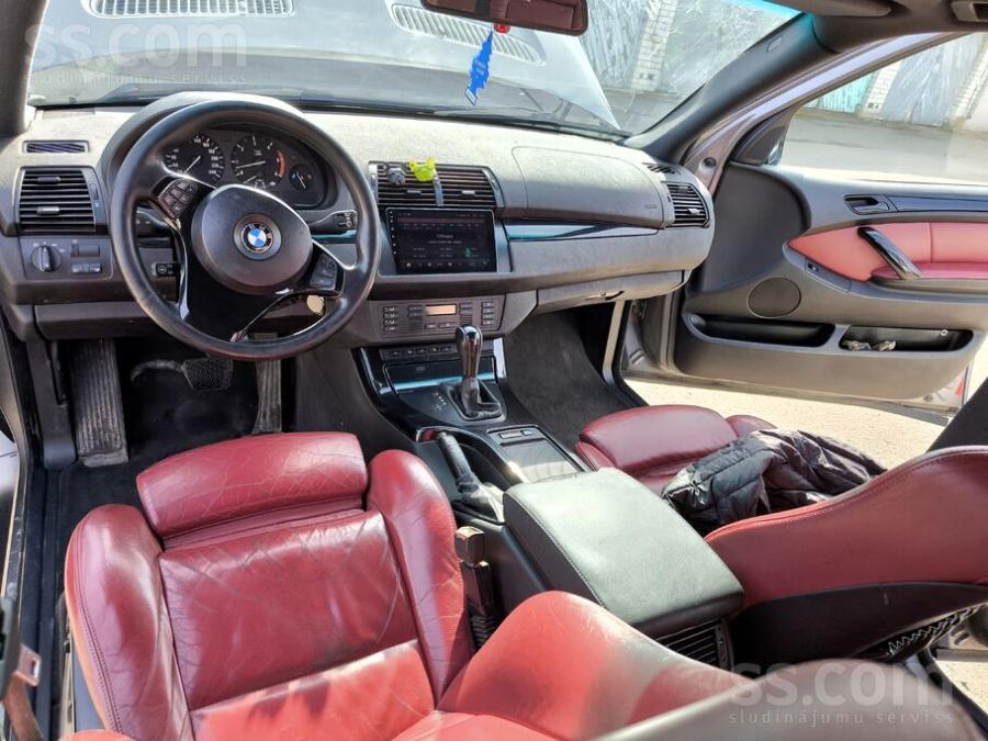 Grey BMW X5 2004 in Riga, with an engine capacity of 3.00 L and mileage of 380 thousand km for 4650 €, photo 12 on AUTOMOTO.COM.LV