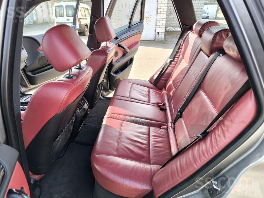 Grey BMW X5 2004 in Riga, with an engine capacity of 3.00 L and mileage of 380 thousand km for 4650 €, photo 14 on AUTOMOTO.COM.LV
