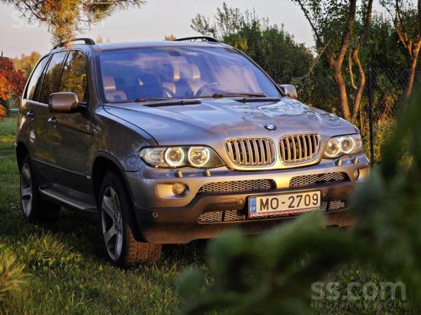 BMW X5 2004 in Rezekne on AUTOMOTO.COM.LV Grey BMW X5 2004 in Rezekne, with an engine capacity of 3.00 L and mileage of 302 thousand km for 4500 €, photo 1 on AUTOMOTO.COM.LV