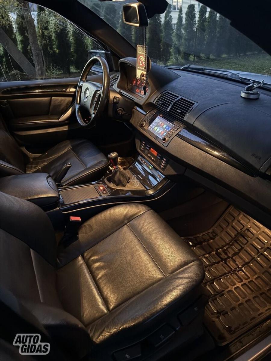 Pelēks BMW X5 2004 Viļņa, ar dzinēja tilpumu 3.00 L un nobraukumu 381 tūkst. km par 3999 €, foto 11 vietnē AUTOMOTO.COM.LV