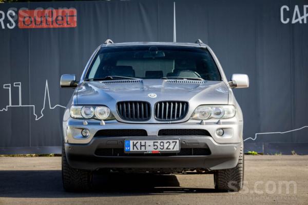 Pelēks BMW X5 2004 Rīga, ar dzinēja tilpumu 3.00 L un nobraukumu 276 tūkst. km par 3990 €, foto 3 vietnē AUTOMOTO.COM.LV