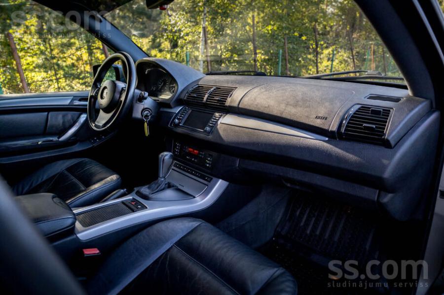 Pelēks BMW X5 2004 Rīga, ar dzinēja tilpumu 3.00 L un nobraukumu 276 tūkst. km par 3990 €, foto 10 vietnē AUTOMOTO.COM.LV