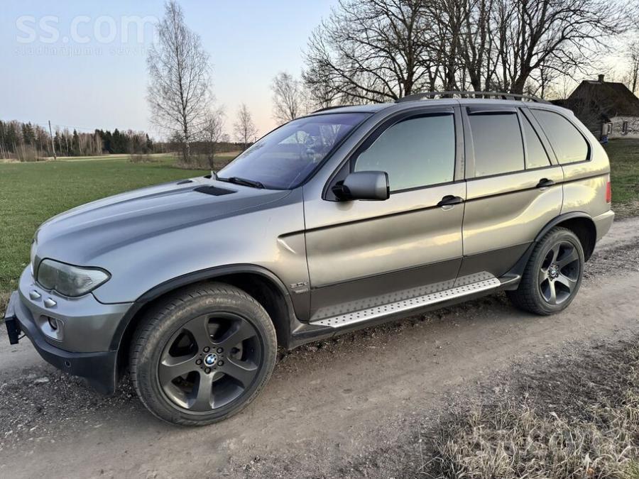 Pelēks BMW X5 2005 Rēzekne, ar dzinēja tilpumu 3.00 L un nobraukumu 275 tūkst. km par 6200 €, foto 2 vietnē AUTOMOTO.COM.LV