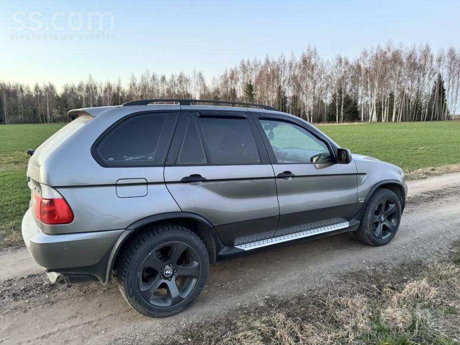 Pelēks BMW X5 2005 Rēzekne, ar dzinēja tilpumu 3.00 L un nobraukumu 275 tūkst. km par 6200 €, foto 4 vietnē AUTOMOTO.COM.LV