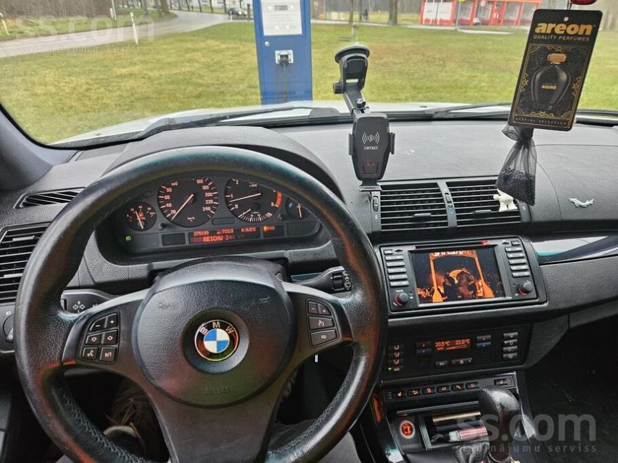 Pelēks BMW X5 2005 Rīga, ar dzinēja tilpumu 3.00 L un nobraukumu 277 tūkst. km par 4830 €, foto 4 vietnē AUTOMOTO.COM.LV