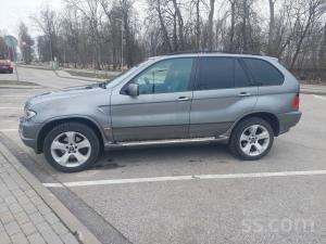 Pelēks BMW X5 2005 Rīga, ar dzinēja tilpumu 3.00 L un nobraukumu 356 tūkst. km par 4850 €, foto  vietnē AUTOMOTO.COM.LV