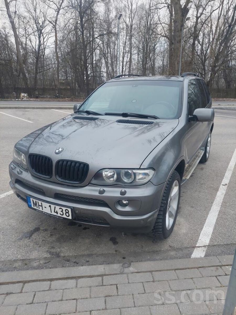 Pelēks BMW X5 2005 Rīga, ar dzinēja tilpumu 3.00 L un nobraukumu 356 tūkst. km par 4850 €, foto 2 vietnē AUTOMOTO.COM.LV