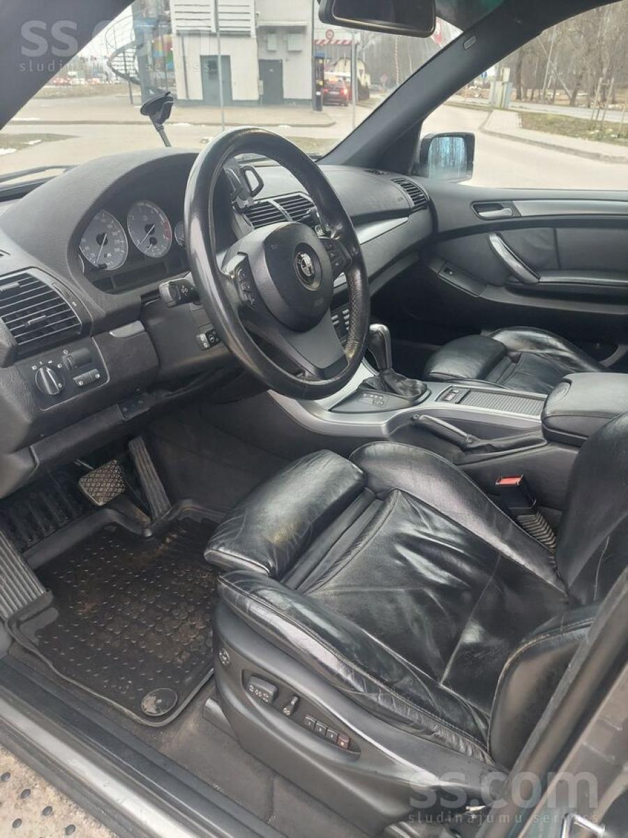 Pelēks BMW X5 2005 Rīga, ar dzinēja tilpumu 3.00 L un nobraukumu 356 tūkst. km par 4850 €, foto 7 vietnē AUTOMOTO.COM.LV