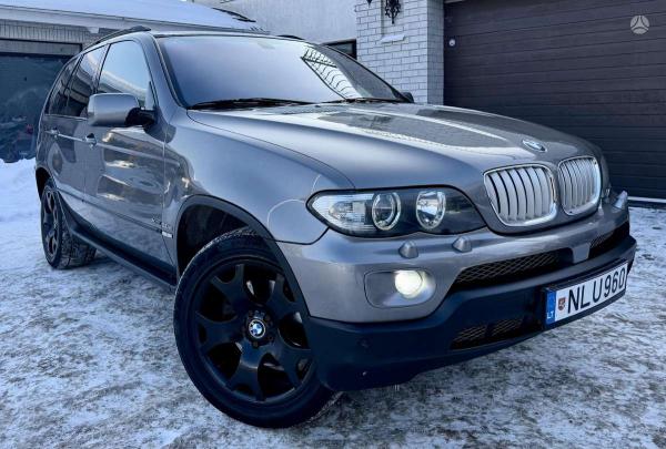 Grey BMW X5 2005 in Kaunas, with an engine capacity of 0.00 L and mileage of 375 thousand km for 5400 €, photo 1 on AUTOMOTO.COM.LV