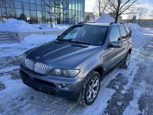 Pelēks BMW X5 2005 Panevēža, ar dzinēja tilpumu 2.99 L un nobraukumu 357 tūkst. km par 3999 €, foto 2 vietnē AUTOMOTO.COM.LV