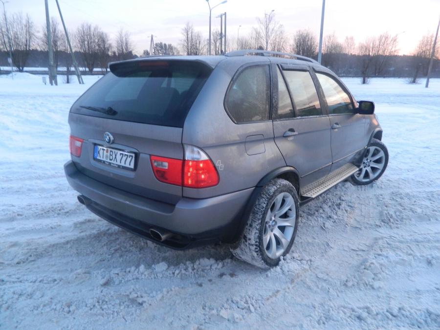 Grey BMW X5 2005 in Riga, with an engine capacity of 4.40 L and mileage of 178 thousand km for 7999 €, photo 10 on AUTOMOTO.COM.LV