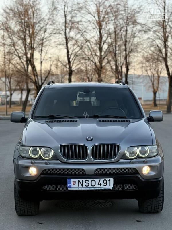Pelēks BMW X5 2005 Kauņa, ar dzinēja tilpumu 3.00 L un nobraukumu 272 tūkst. km par 4400 €, foto 1 vietnē AUTOMOTO.COM.LV