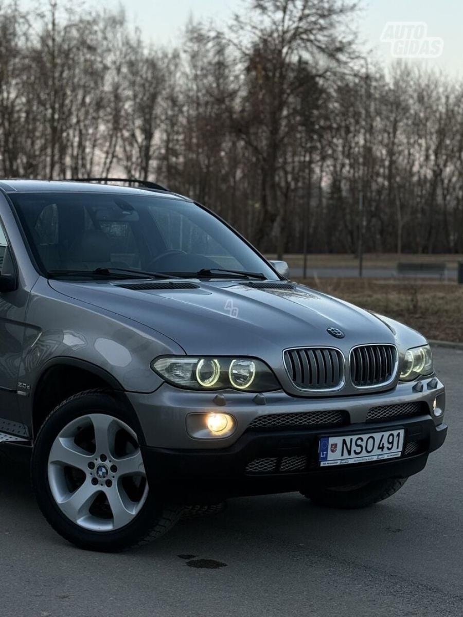Grey BMW X5 2005 in Kaunas, with an engine capacity of 3.00 L and mileage of 272 thousand km for 4400 €, photo 12 on AUTOMOTO.COM.LV