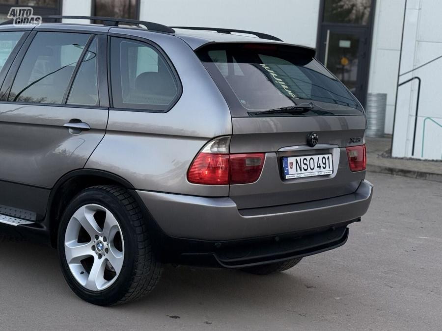 Grey BMW X5 2005 in Kaunas, with an engine capacity of 3.00 L and mileage of 272 thousand km for 4400 €, photo 14 on AUTOMOTO.COM.LV