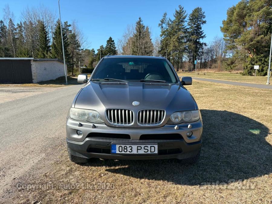 Grey BMW X5 2005 in Tallinn, with an engine capacity of 3.00 L and mileage of 280 thousand km for 5300 €, photo 1 on AUTOMOTO.COM.LV