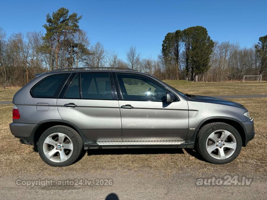 Grey BMW X5 2005 in Tallinn, with an engine capacity of 3.00 L and mileage of 280 thousand km for 5300 €, photo 4 on AUTOMOTO.COM.LV