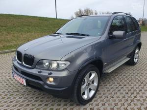 Grey BMW X5 2005 in Kaunas, with an engine capacity of 3.00 L and mileage of 353 thousand km for 5850 €, photo  on AUTOMOTO.COM.LV