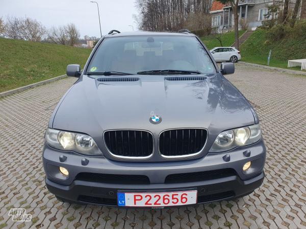 Pelēks BMW X5 2005 Kauņa, ar dzinēja tilpumu 3.00 L un nobraukumu 353 tūkst. km par 5850 €, foto 2 vietnē AUTOMOTO.COM.LV