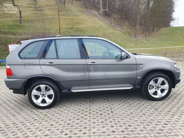 Pelēks BMW X5 2005 Kauņa, ar dzinēja tilpumu 3.00 L un nobraukumu 353 tūkst. km par 5850 €, foto 4 vietnē AUTOMOTO.COM.LV