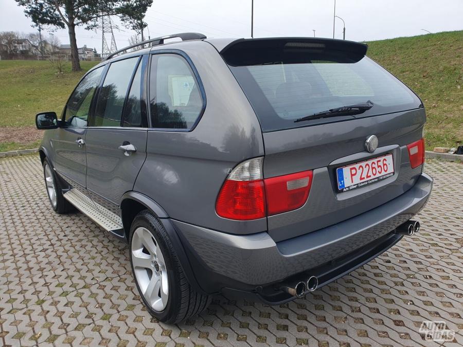 Pelēks BMW X5 2005 Kauņa, ar dzinēja tilpumu 3.00 L un nobraukumu 353 tūkst. km par 5850 €, foto 7 vietnē AUTOMOTO.COM.LV