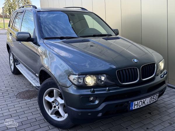 Pelēks BMW X5 2005 Kauņa, ar dzinēja tilpumu 3.00 L un nobraukumu 461 tūkst. km par 3350 €, foto 1 vietnē AUTOMOTO.COM.LV