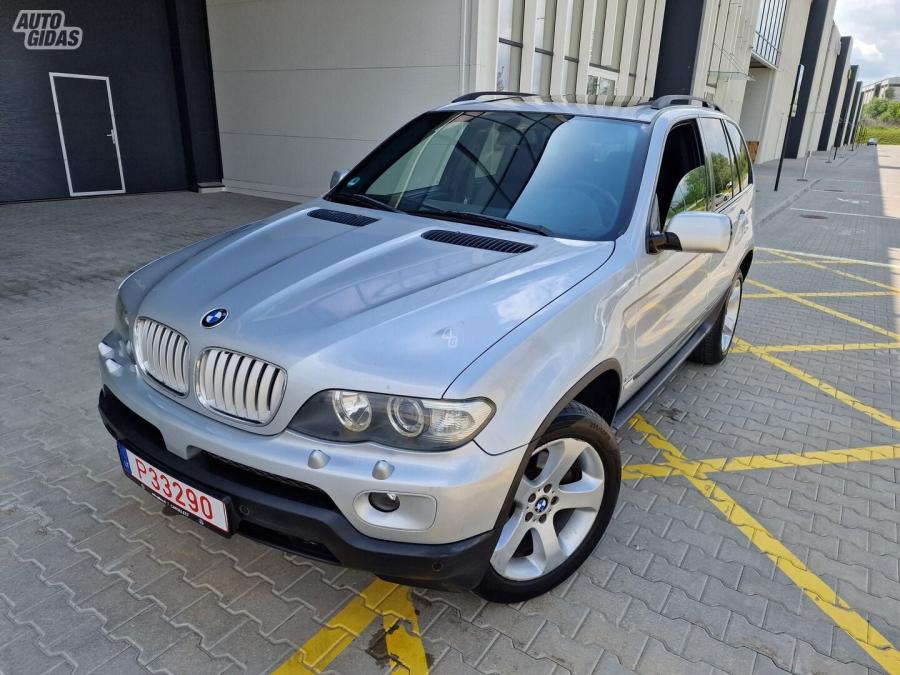 Grey BMW X5 2005 in Vilnius, with an engine capacity of 3.00 L and mileage of 237 thousand km for 5999 €, photo 3 on AUTOMOTO.COM.LV