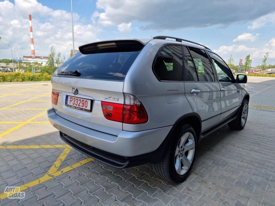 Grey BMW X5 2005 in Vilnius, with an engine capacity of 3.00 L and mileage of 237 thousand km for 5999 €, photo 9 on AUTOMOTO.COM.LV