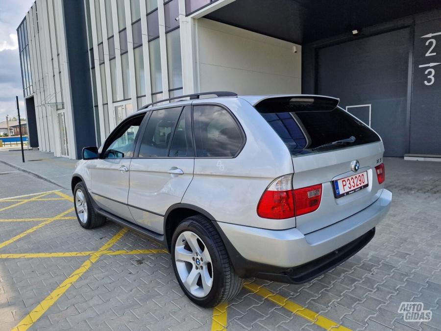 Grey BMW X5 2005 in Vilnius, with an engine capacity of 3.00 L and mileage of 237 thousand km for 5999 €, photo 10 on AUTOMOTO.COM.LV