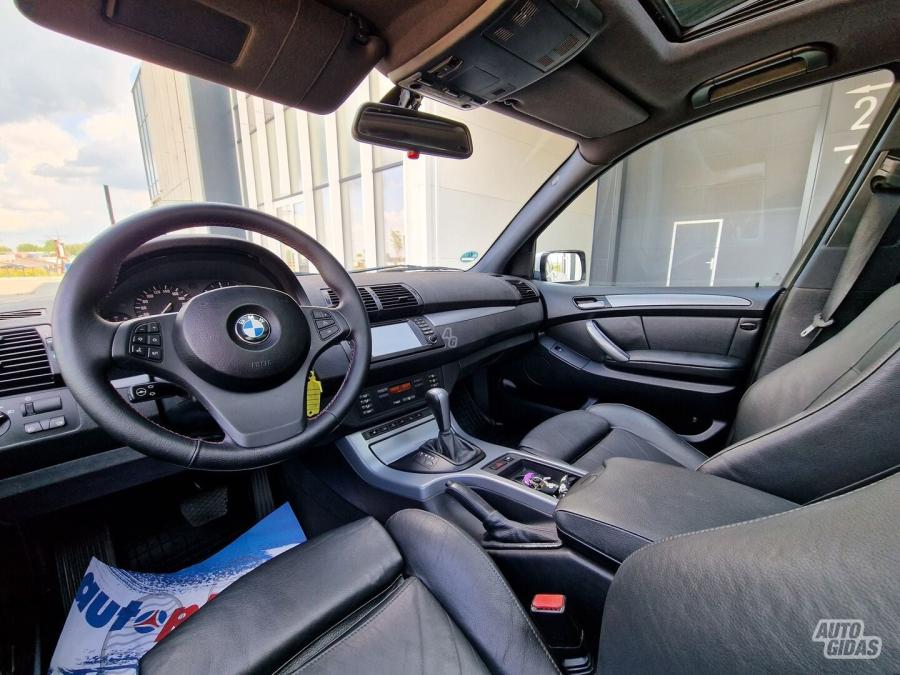 Grey BMW X5 2005 in Vilnius, with an engine capacity of 3.00 L and mileage of 237 thousand km for 5999 €, photo 13 on AUTOMOTO.COM.LV