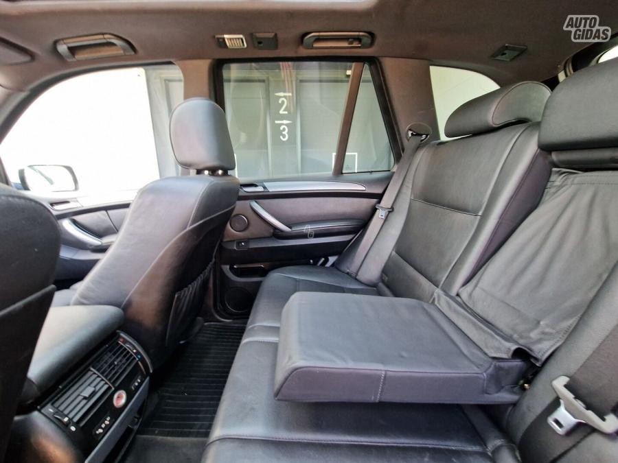 Grey BMW X5 2005 in Vilnius, with an engine capacity of 3.00 L and mileage of 237 thousand km for 5999 €, photo 23 on AUTOMOTO.COM.LV