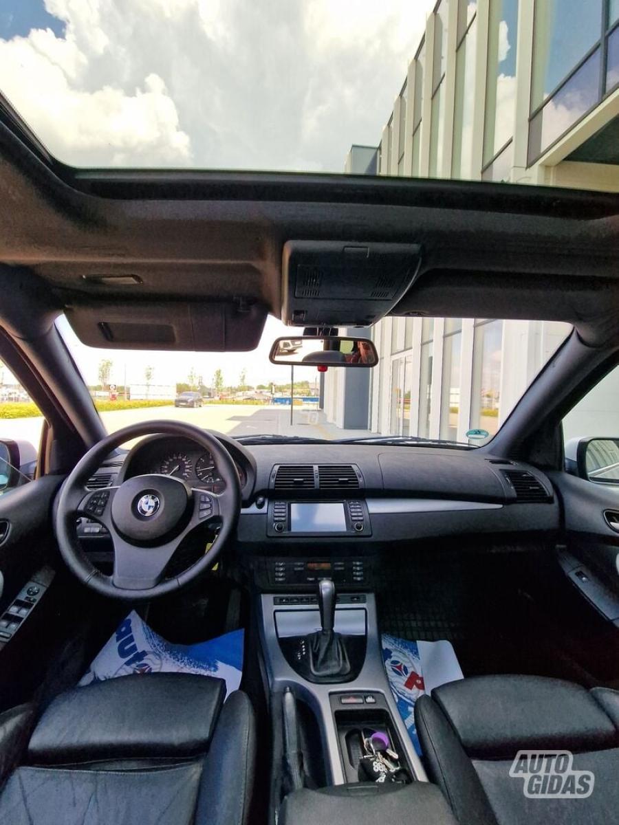 Grey BMW X5 2005 in Vilnius, with an engine capacity of 3.00 L and mileage of 237 thousand km for 5999 €, photo 14 on AUTOMOTO.COM.LV
